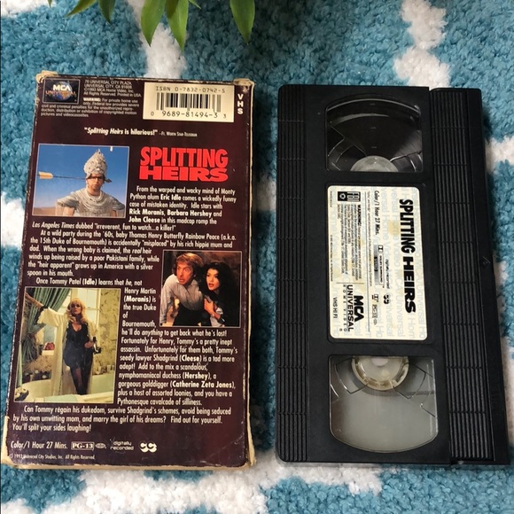 VHS MOVIE | Media | Splitting Heirs Rick Moranis Vhs | Poshmark